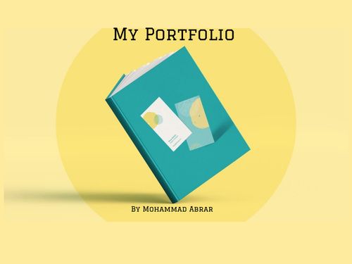 Book Creator | Mohammad's Portfolio