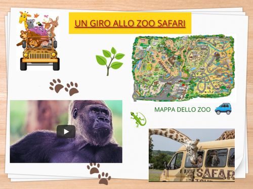 Book Creator | Un giro allo zoo safari