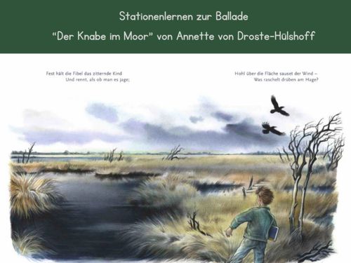 Book Creator | Der Knabe im Moor Stationenlernen