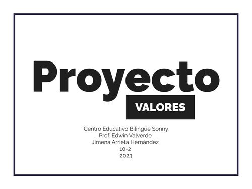 Book Creator | Proyecto Valores