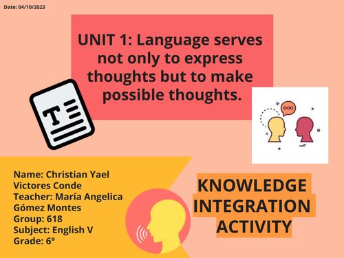 Book Creator | KNOWLEDGE INTEGRATION ACTIVITY