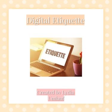 Book Creator | Digital Etiquette