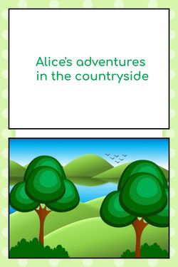 Book Creator | Alice's adventures in the countryside