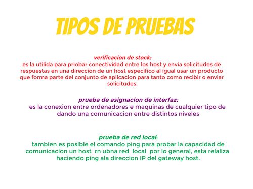 Book Creator | Tipos de pruebas