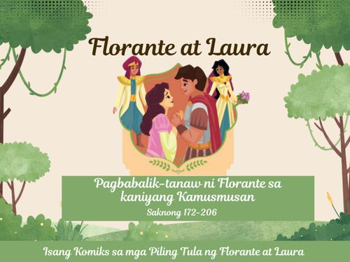 Book Creator | PAGBABALIK-TANAW NI FLORANTE SA KANIYANG KAMUSMUSAN