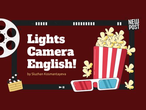 Book Creator | Lights, Camera, English!