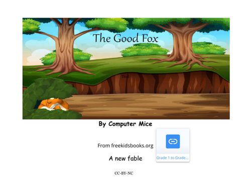 Book Creator | The Good Fox: A New Fable
