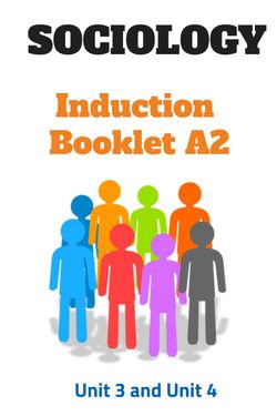 Book Creator | A2 Induction Sociology