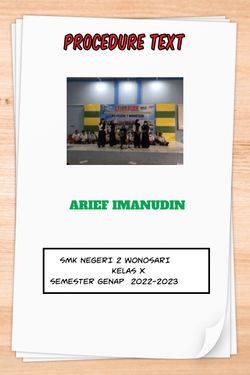 Book Creator | PROCEDURE TEXT