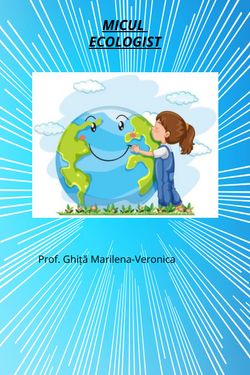 Book Creator | Micul ecologist