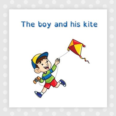 Book Creator | The boy and his kite