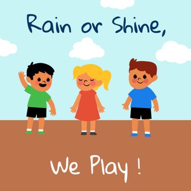 Book Creator | RAIN OR SHINE, WE PLAY!
