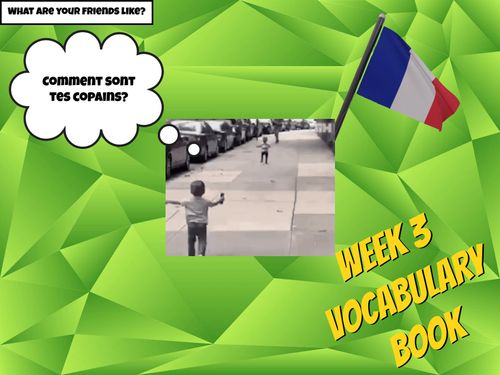 Book Creator | Year 9 French week 3