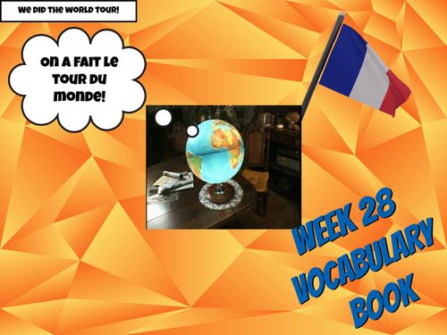 Book Creator | Year 9 French week 28