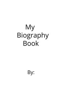Book Creator | My Biography Book
