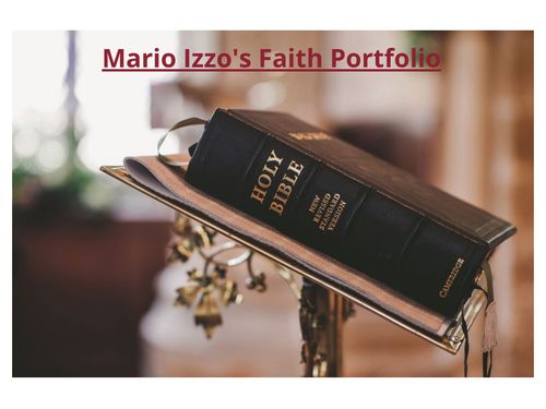 Book Creator | Mario Izzo's Faith Portfolio
