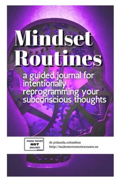 Book Creator | Mindset Routines