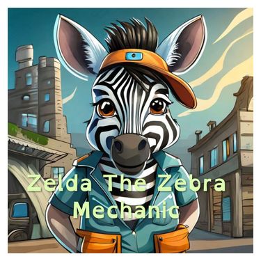 Book Creator | AI Zelda The Mechanic Zebra