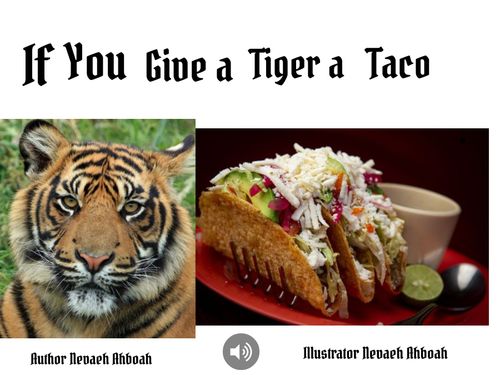 Book Creator | If You Give A Tiger A Taco