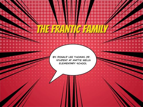 Book Creator | The Frantic Family