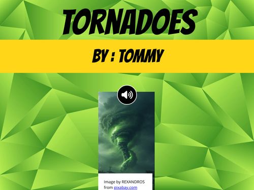 Book Creator | Tornadoes