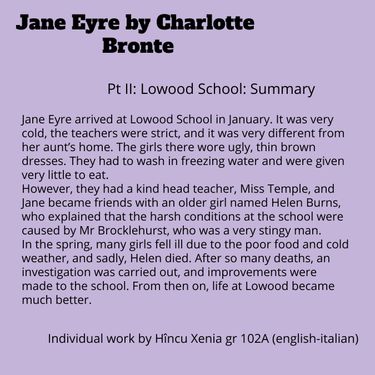 Book Creator | Jane Eyre: Pt 2. Lowood School