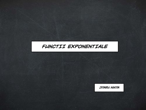 Book Creator | Functia exponentiala