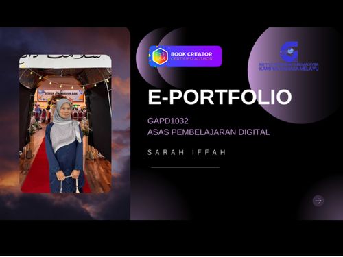 Book Creator | E-PORTFOLIO SARAH IFFAH