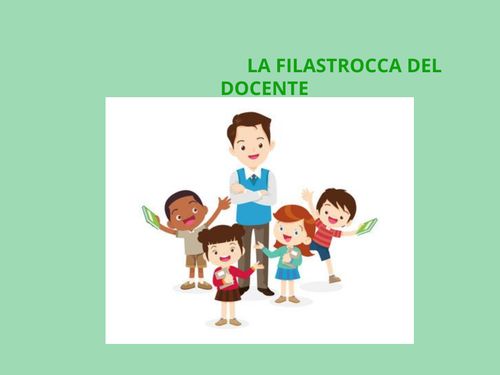 Book Creator | FILASTROCCA DEL DOCENTE