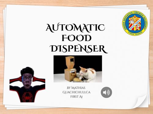 Book Creator | Automatic Food Dispenser