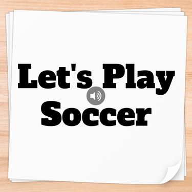 Book Creator | Let's Play Soccer