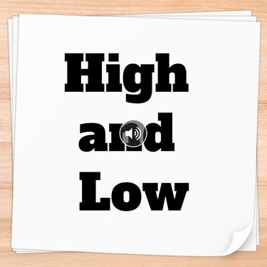 Book Creator | High and Low