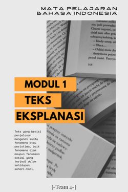 Book Creator | Modul 1 Teks Eksplanasi