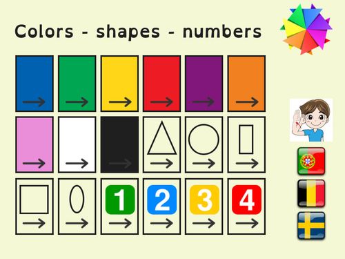 Book Creator | Keep it simple - COLORS SHAPES NUMBERS