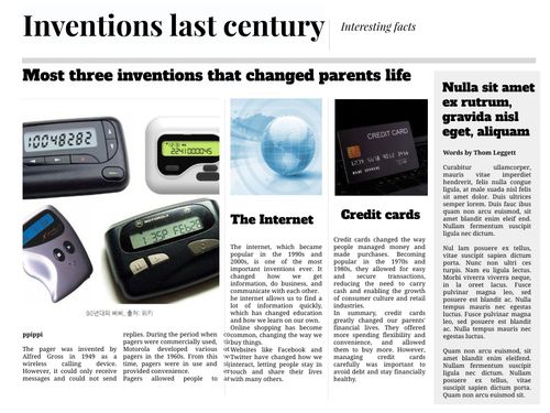 Book Creator | Inventions