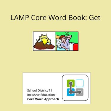 Book Creator | LAMP Core Word Book: Get