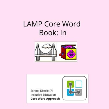 Book Creator | LAMP Core Word book: in