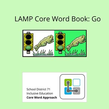 Book Creator | LAMP Core Word Book: Go