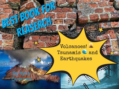 Book Creator | Volcanoes! 🌋 tsunamis 🌊 and earthquakes
