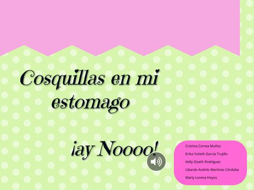 Book Creator | Cosquillas en mi estomago ¡Ay nooo!