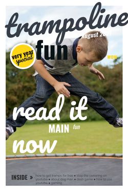 Book Creator | trampoline fun