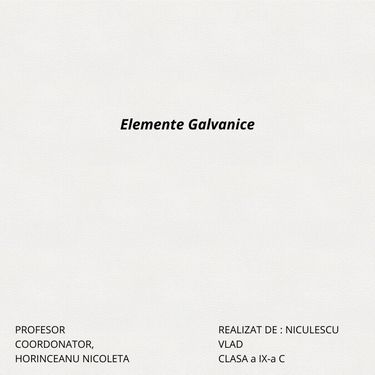 Book Creator | ELEMENTE GALVANICE