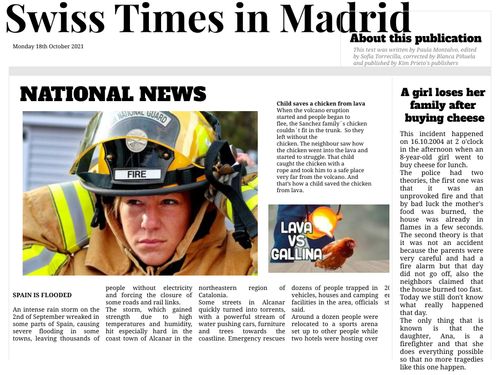 Book Creator | 8 Grade Newspaper