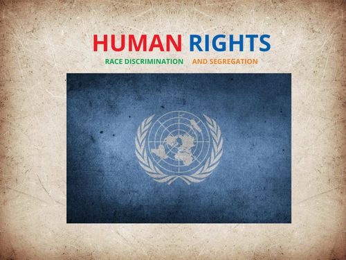 Book Creator | HUMAN RIGHTS: race discrimination and segregation