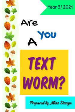 Book Creator | Are You A Text Worm?