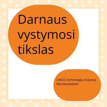 Book Creator | Darnaus vystymosi tikslas
