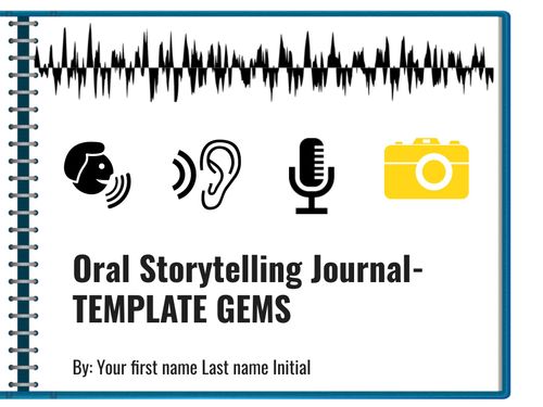 Book Creator | Oral Storytelling Journal