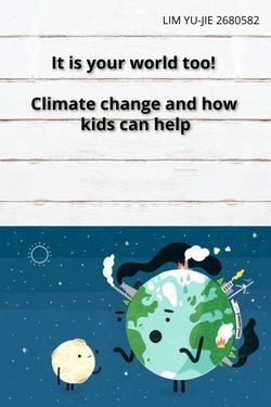 Book Creator | Climate Change and how kids can help