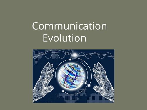 Book Creator | Communication Evolution
