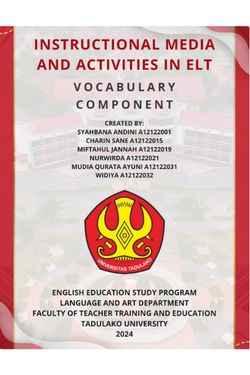 Book Creator | COMPONENT VOCABULARY